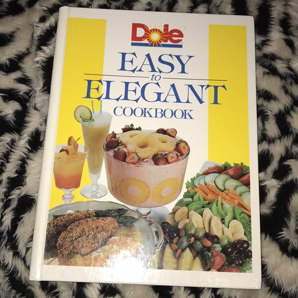 Kitchen | 1989 Dole Easy To Elegant Vintage Cookbook | Poshmark